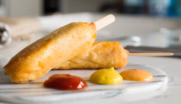 Keto Corn Dogs - The Hungry Elephant