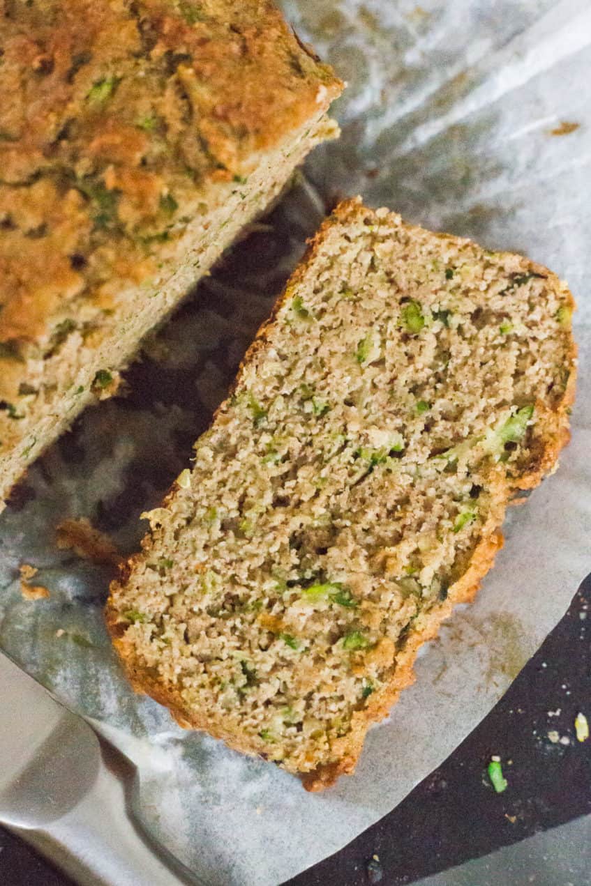 Zucchini Bread (KETO!) - The Hungry Elephant