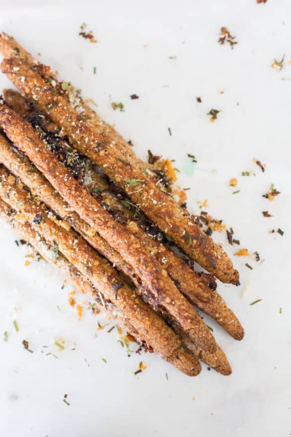 Keto Breadsticks || Cheesy & Crispy! - The Hungry Elephant