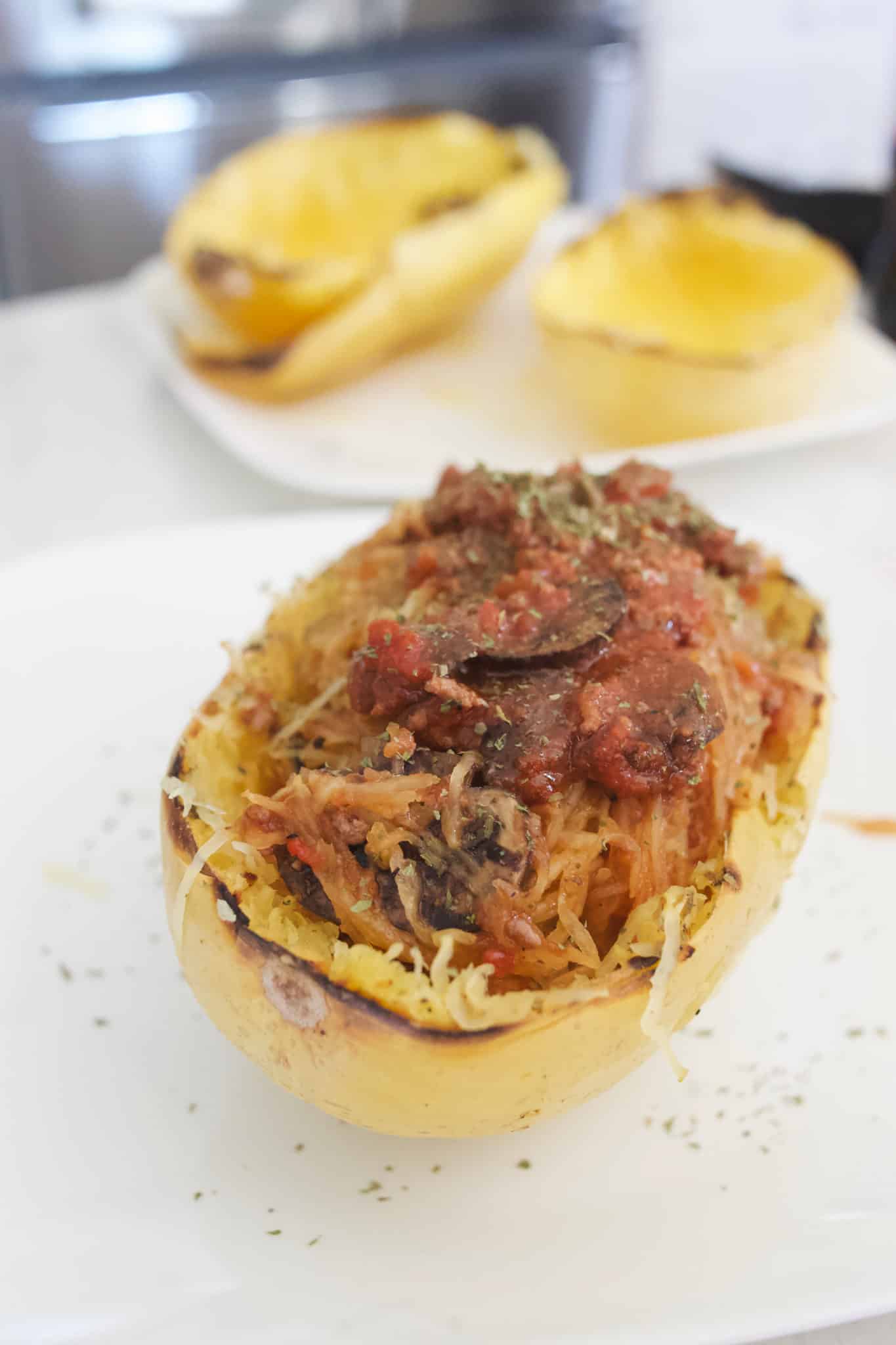 Grilled Spaghetti Squash | Low Carb, Keto - The Hungry Elephant